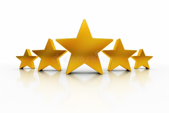Five Stars stock illustration. Illustration of concept - 28070702