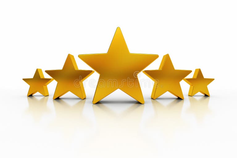 Five Stars stock illustration. Illustration of concept - 28070702