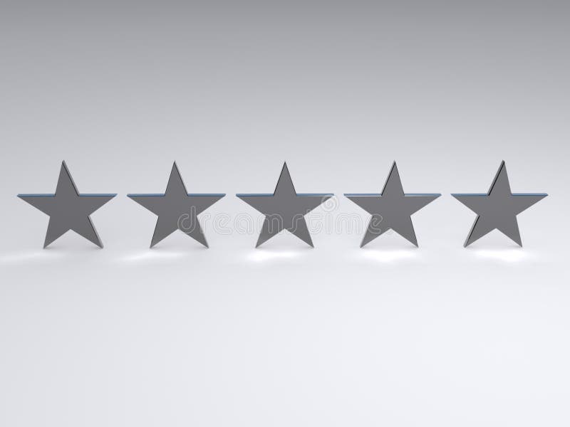 Chrome stars on red stock illustration. Illustration of emerge - 240734