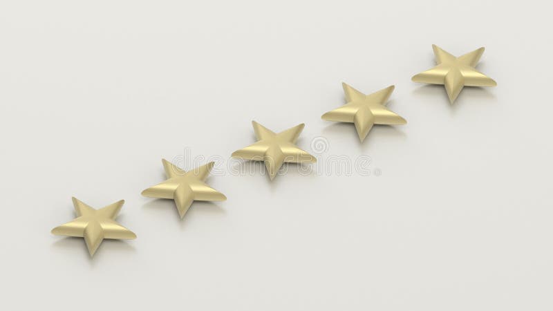 Five Stars - High Quality Concept Stock Illustration - Illustration of ...