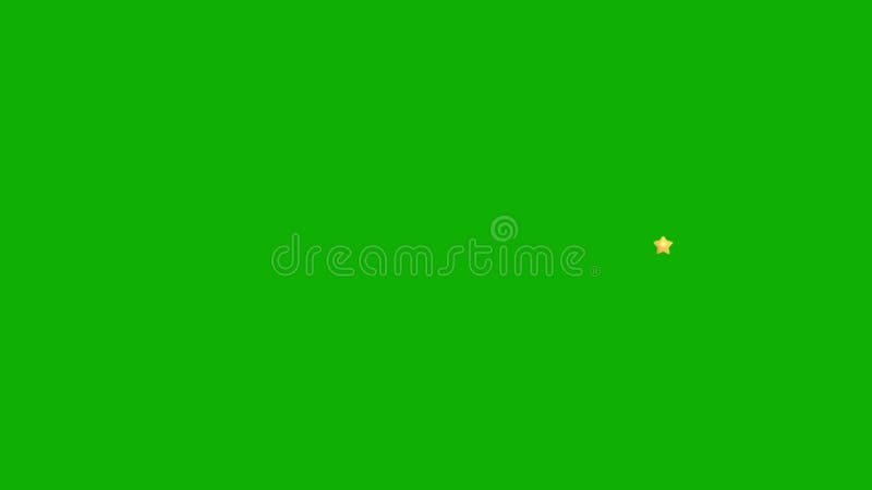 Five Stars Loading Motion Graphics with Green Screen Background Stock ...