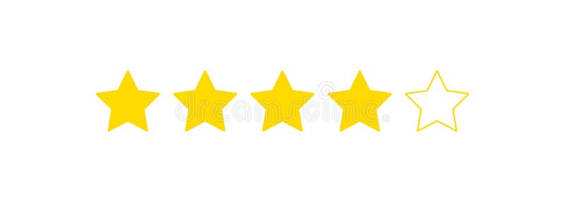 Five Stars Quality Rating Icon Stock Vector - Illustration of graphic ...