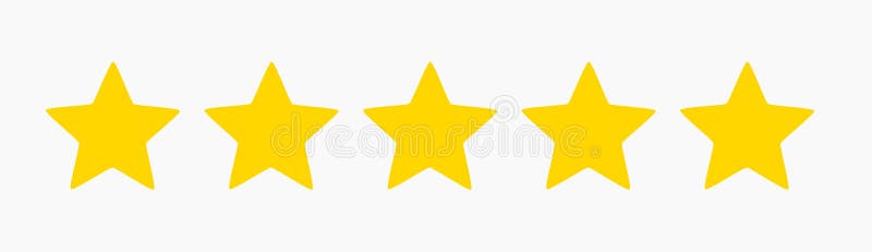 Five stars quality symbol stock vector. Illustration of gold - 164551269