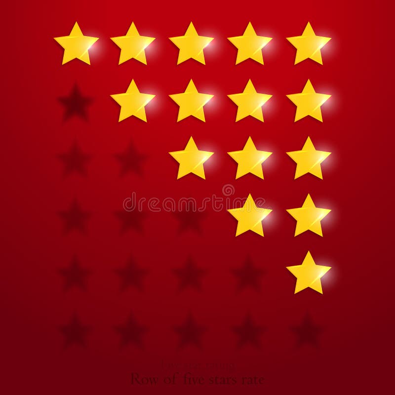 Five Stars Rate Row Collection, Rank Status Elements, Statistic Review ... Five Stars Rate Row Collection, Rank Status Elements, Statistic Review ...