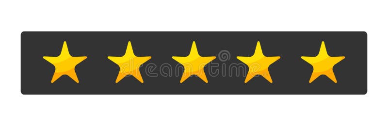 Five stars rating button stock illustration. Illustration of class ... Five stars rating button stock illustration. Illustration of class ...