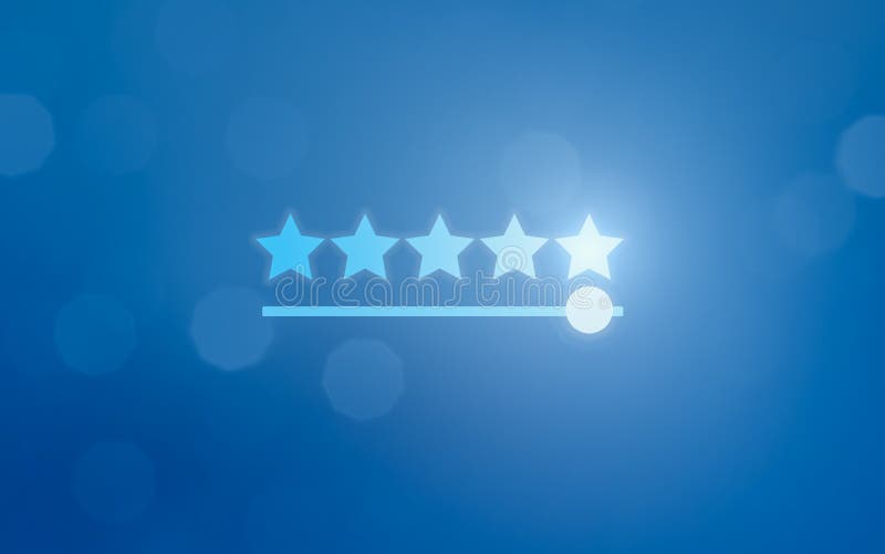 Five Stars Rating Concept. Client Satisfaction, Luxury Service ...