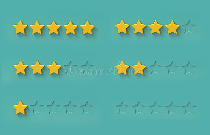Green Rating Stars Stock Illustrations – 960 Green Rating Stars Stock ...