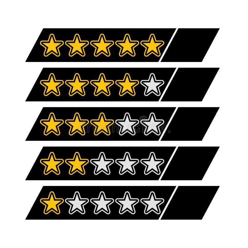 Five Stars Rating Sign. Customer Review or Feedback Icon Isolated on ... Five Stars Rating Sign. Customer Review or Feedback Icon Isolated on ...