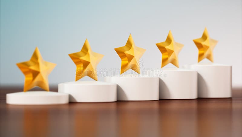 Five Gold Winner Champion Rating Stock Illustrations – 357 Five Gold ...