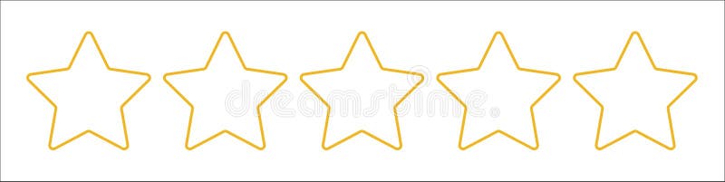 Five Stars Outline Stock Illustrations – 3,109 Five Stars Outline Stock ...