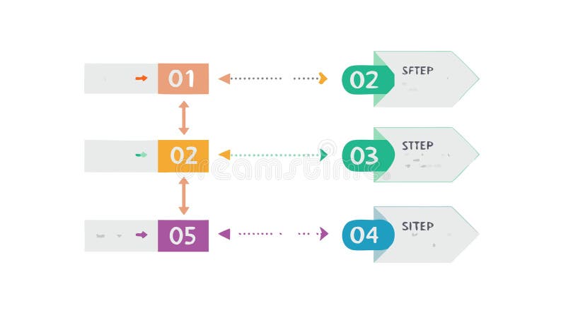 FiveStep Horizontal Process Infographic Design, Vector Design Generative AI Stock Vector ...