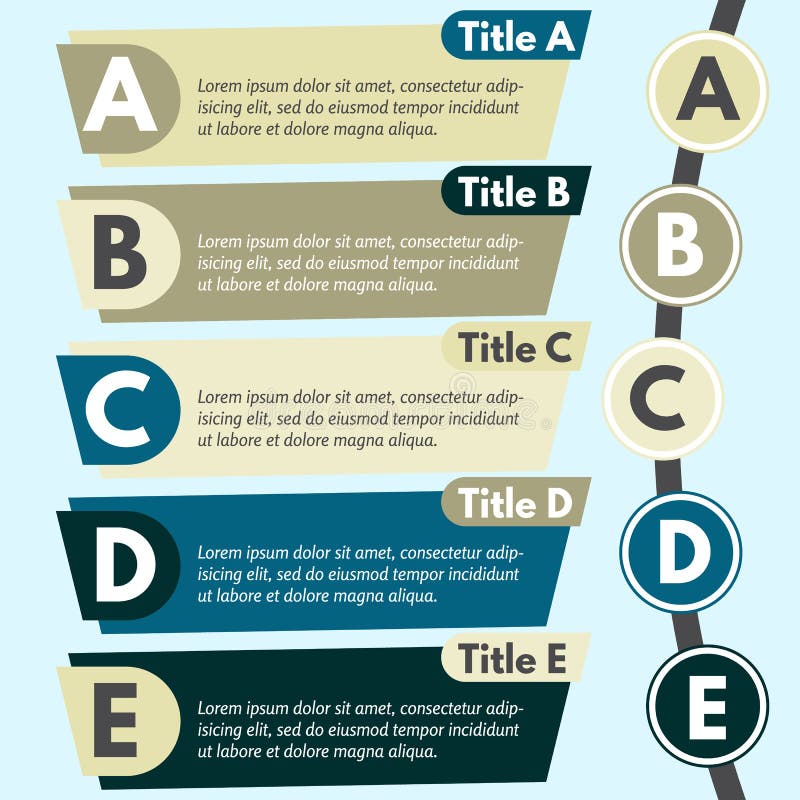 Five Steps Infographic Design Elements. Stock Vector - Illustration of ... Five Steps Infographic Design Elements. Stock Vector - Illustration of ...