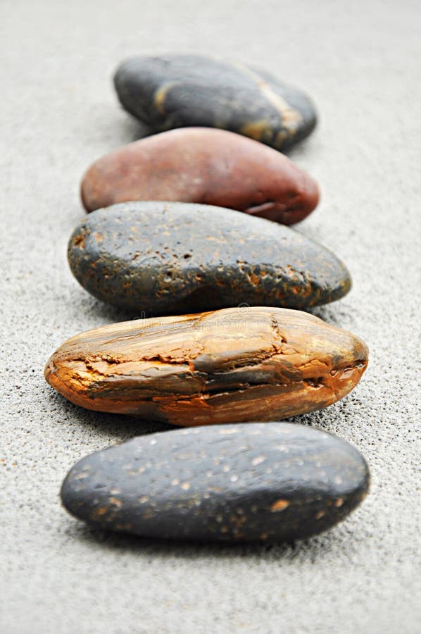 Five stones stock image. Image of black, stone, brown - 26065309