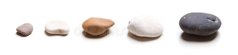 Five Stones in a Row stock image. Image of multi, rock - 24257323