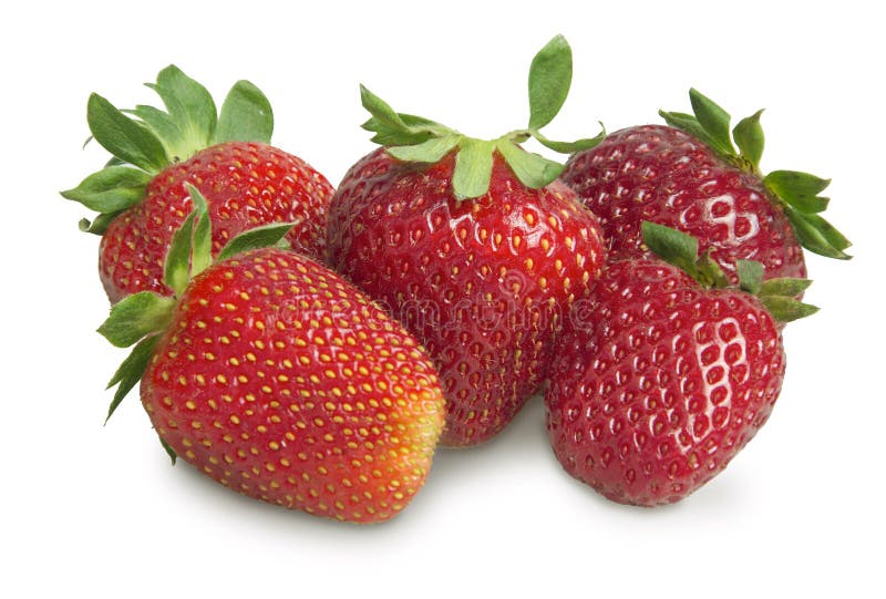 Five Strawberries in the Process of Decomposition Stock Image - Image ...