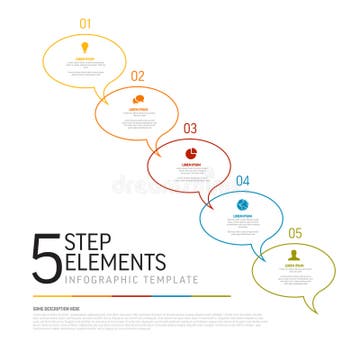 Five Process Infographic Stock Illustrations – 13,543 Five Process ...