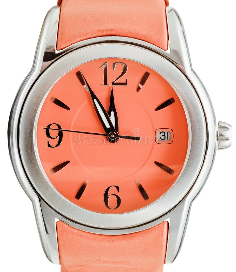 Five Minutes To Ten O Clock on Dial of Wristwatch Stock Image - Image ... Five Minutes To Ten O Clock on Dial of Wristwatch Stock Image - Image ...