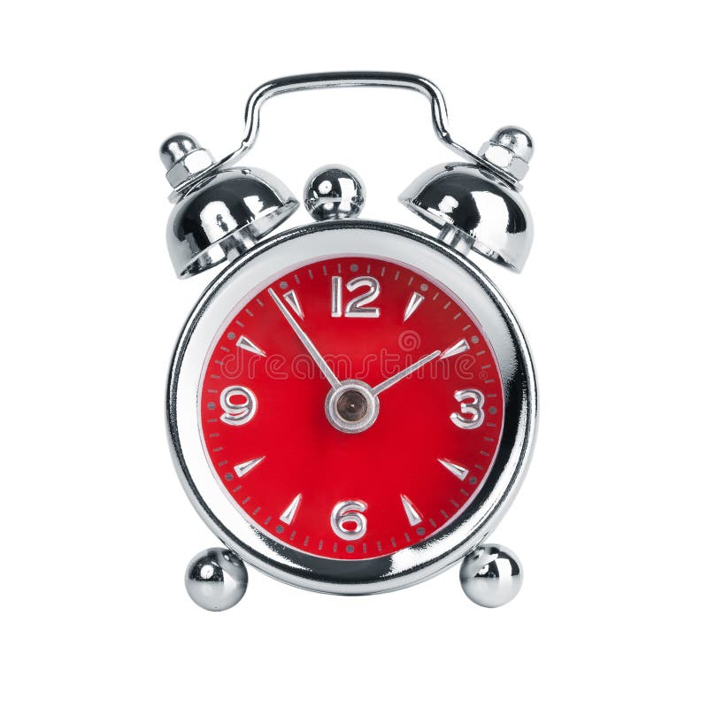 Five To Two on a Metal Alarm Clock Stock Photo - Image of hour, arrow ...