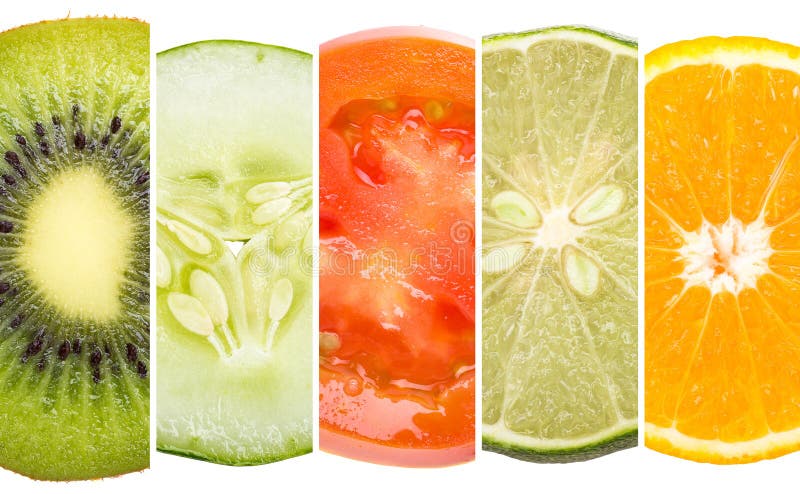 Five of Tropical Fruit, Close Up Stock Image - Image of food, diet ...