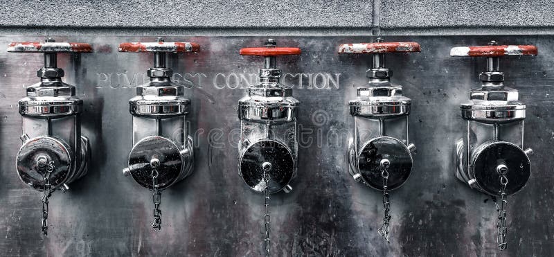 Fire Pump Test Connection stock photo. Image of hose, open - 82662