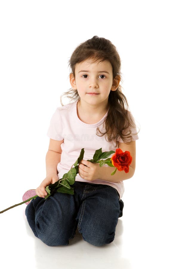 Five years girl stock photo. Image of laughing, casual - 18193900