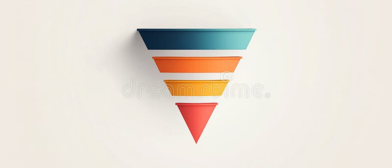 FiveStage Sales Funnel Template Visualize Your Customer Journey ...