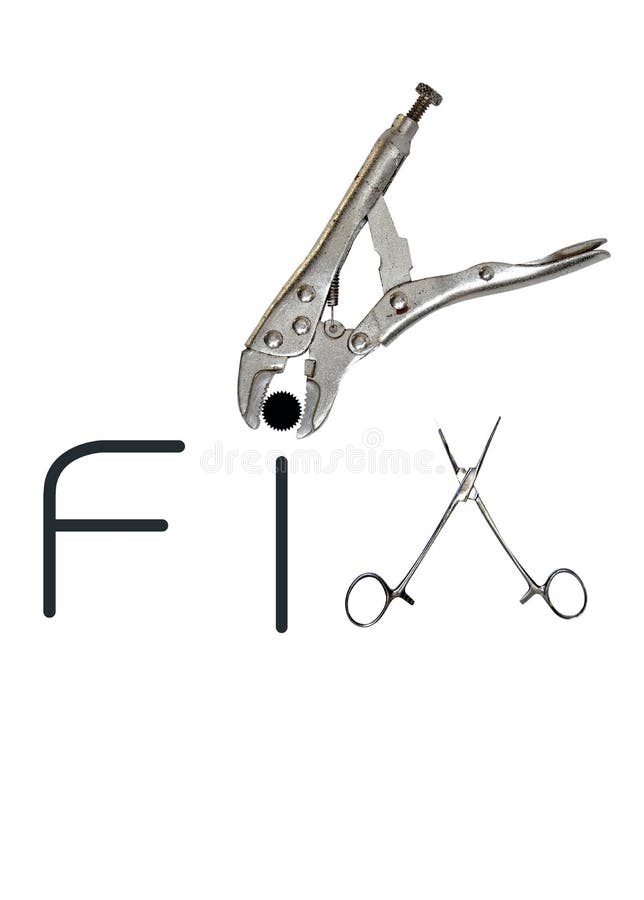 Fix stock illustration. Illustration of manufacture, metallic - 17725354