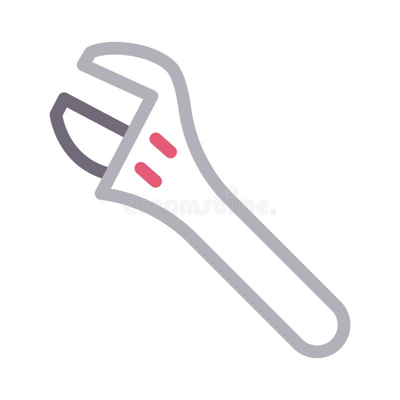Fix Colour Line Vector Icon Stock Vector - Illustration of engineering ...