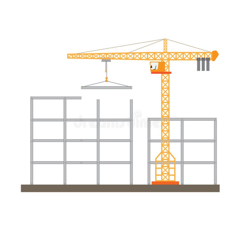Fix crane stock vector. Illustration of lift, safety - 70086721