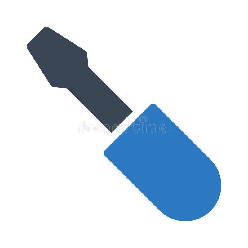 Fix glyph color icon stock illustration. Illustration of screwdriver ...