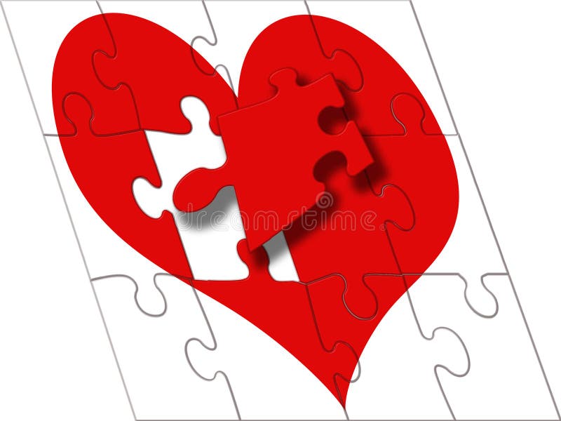 Fix the heart stock illustration. Illustration of hash, play - 69427