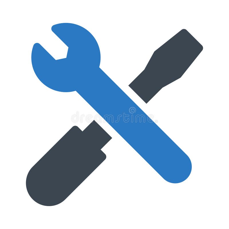 Fix Vector Glyph Color Icon Stock Vector - Illustration of development ...