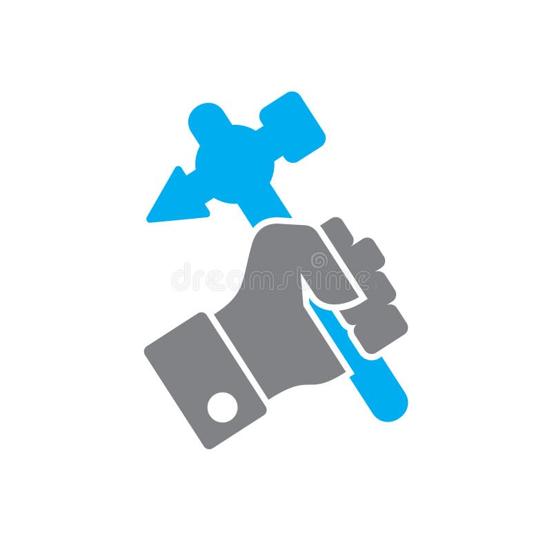Fix and Service Related Icon on Background for Graphic and Web Design ...