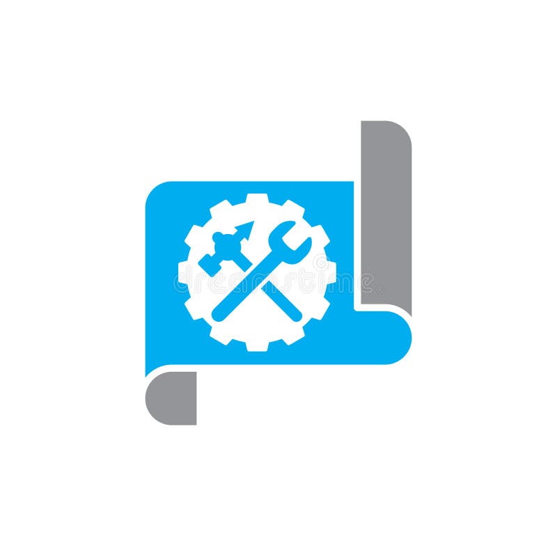 Fix and Service Related Icon on Background for Graphic and Web Design ...