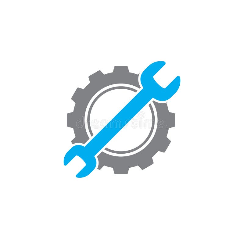 Fix and Service Related Icon on Background for Graphic and Web Design ...