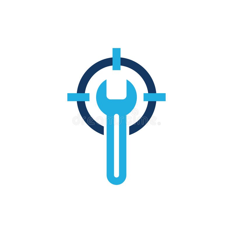 Fix Target Logo Icon Design Stock Vector - Illustration of industry ...