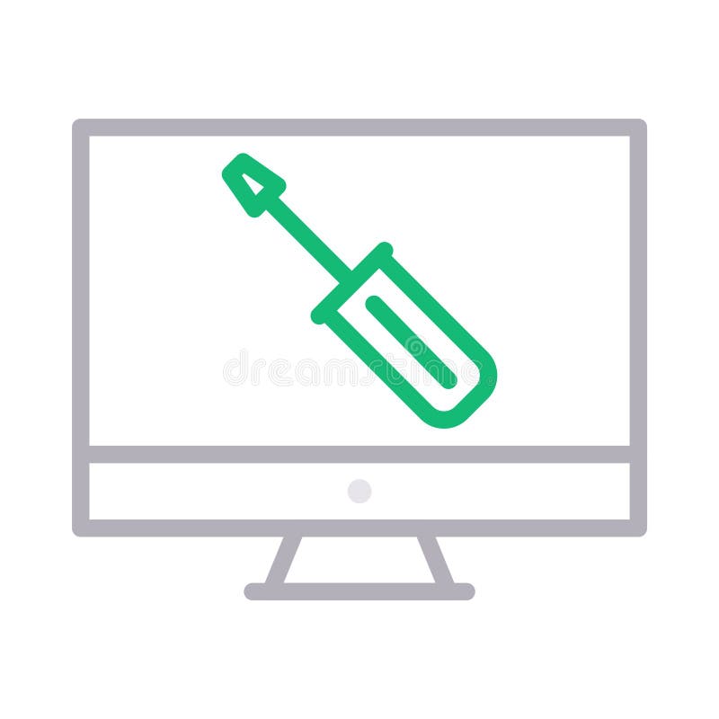 Fix Colour Line Vector Icon Stock Vector - Illustration of icon ...
