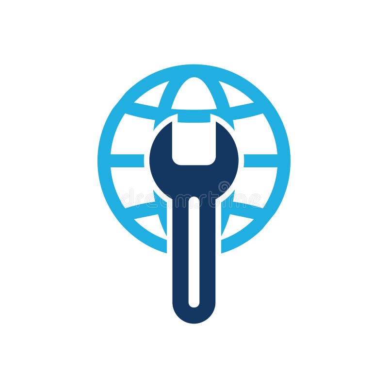 Fix World Logo Icon Design stock vector. Illustration of abstract ...