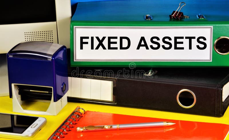 Fixed Assets. Text Label on the Folder Stock Photo - Image of text ...