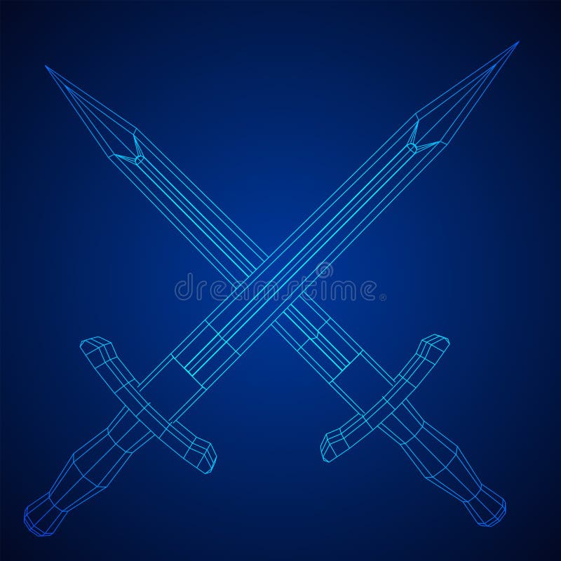 Fixed Blade Tactical Knife stock vector. Illustration of durable ...