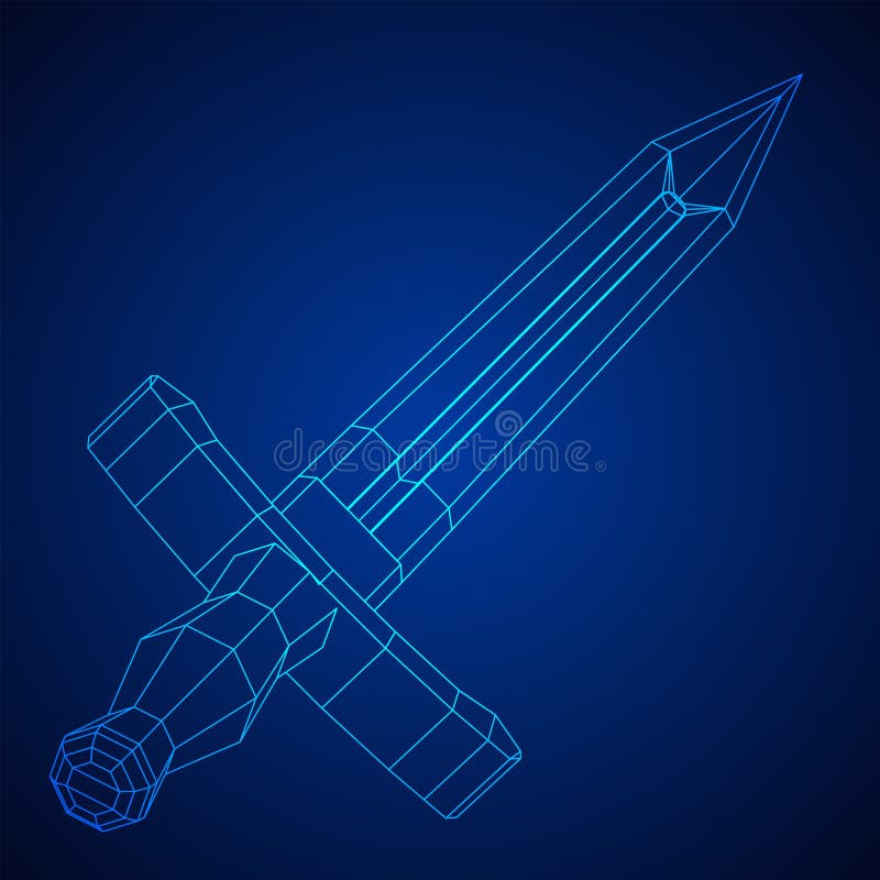 Fixed Blade Tactical Knife stock vector. Illustration of dangerous ...
