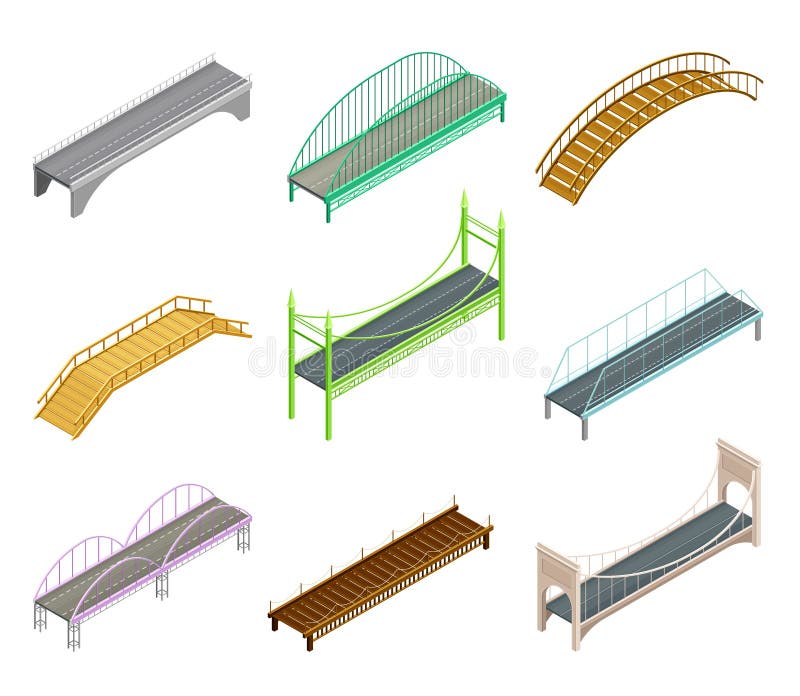 Bridge Isometric Stock Illustrations – 3,139 Bridge Isometric Stock ...