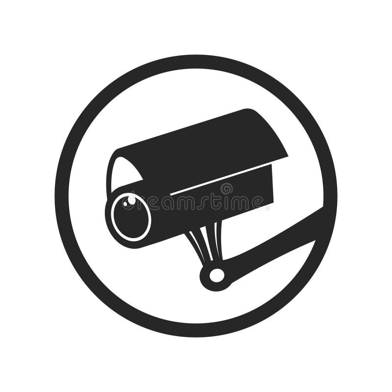 Fixed CCTV, Security Camera Icon Vector Template Design Stock ...