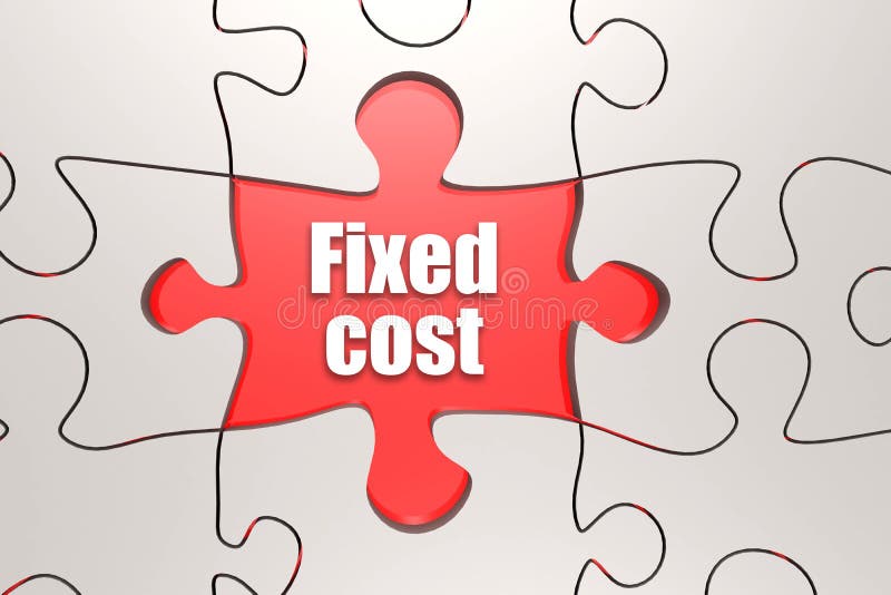 Fixed Cost icon stock vector. Illustration of price - 124247847