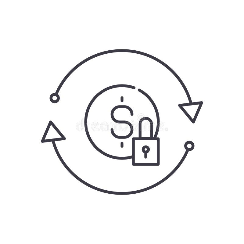 Fixed Income Icon, Linear Isolated Illustration, Thin Line Vector, Web ...