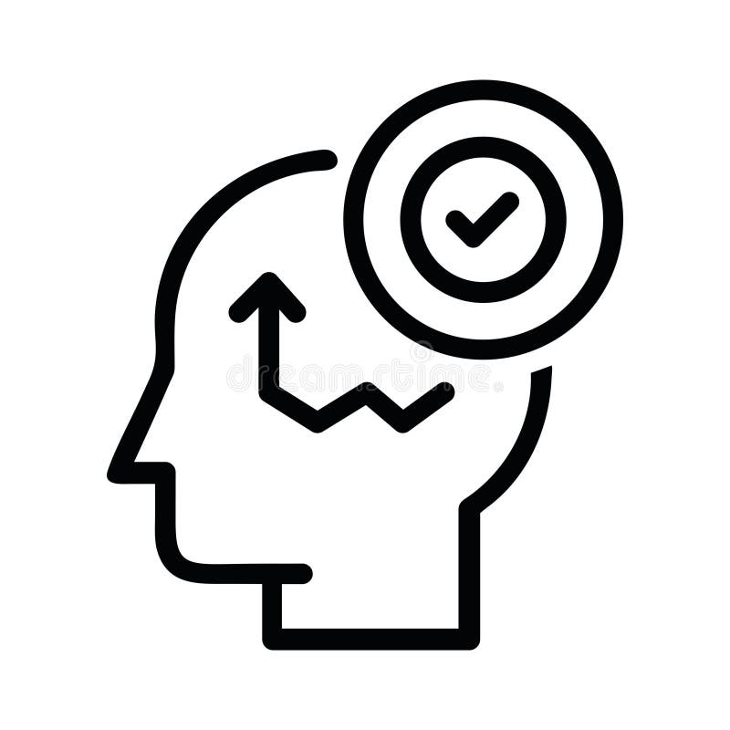 Fixed Mindset Cognitive Restriction Stock Vector - Illustration of ...