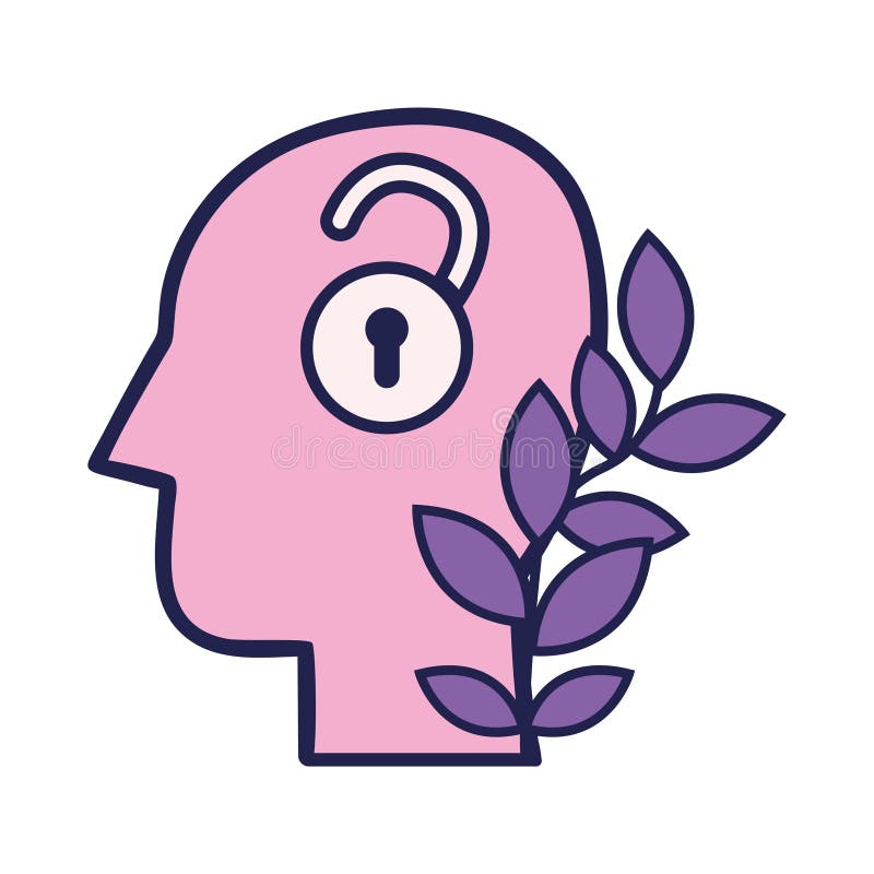 Fixed Mindset Growth Limit stock illustration. Illustration of locked ...