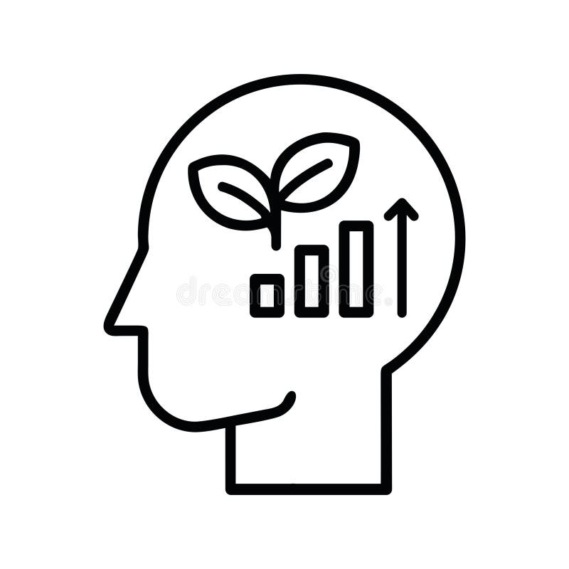 Fixed Mindset Growth Restriction Stock Vector - Illustration of closed ...