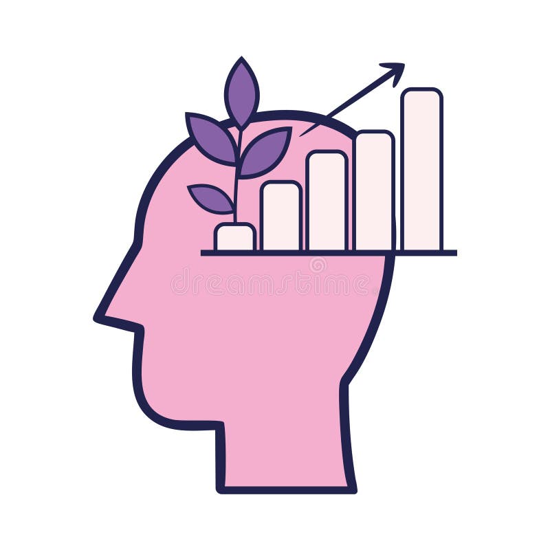 Fixed Mindset Limitation Growth Stock Vector - Illustration of isolated, fixed: 365610606