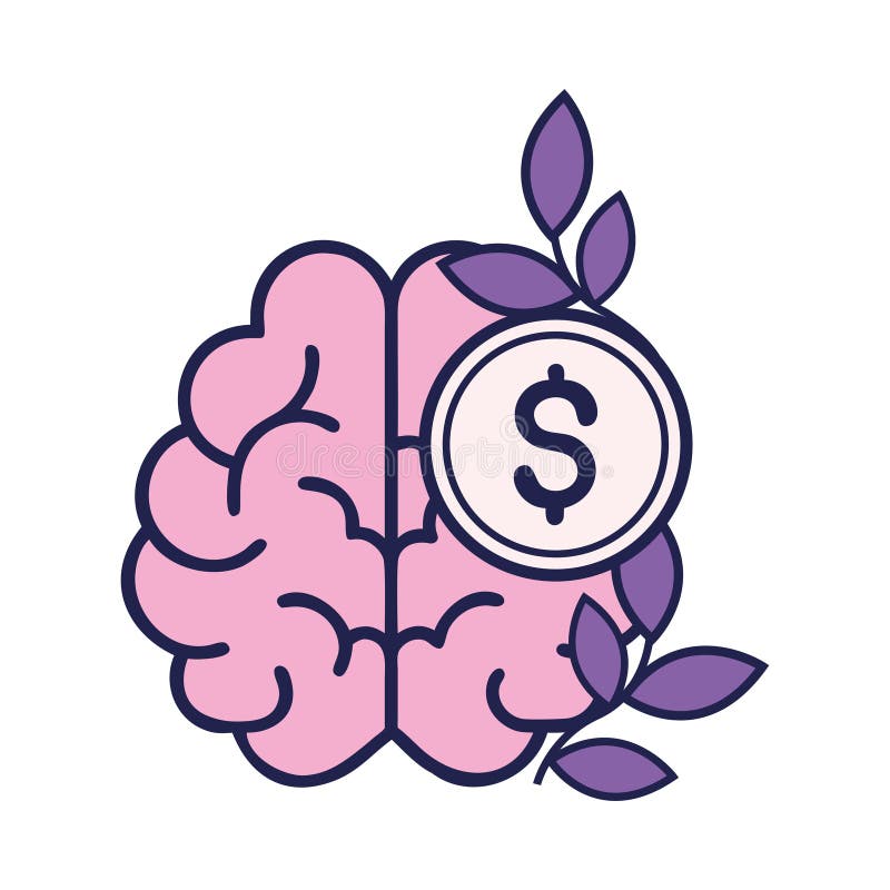 Fixed Mindset Money Barrier Stock Illustration - Illustration of mental ...